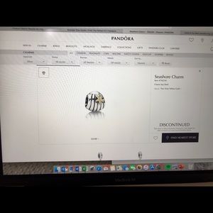 Pandora | Jewelry | Pandora Retired Seashell With Gold Starfish Charm ...